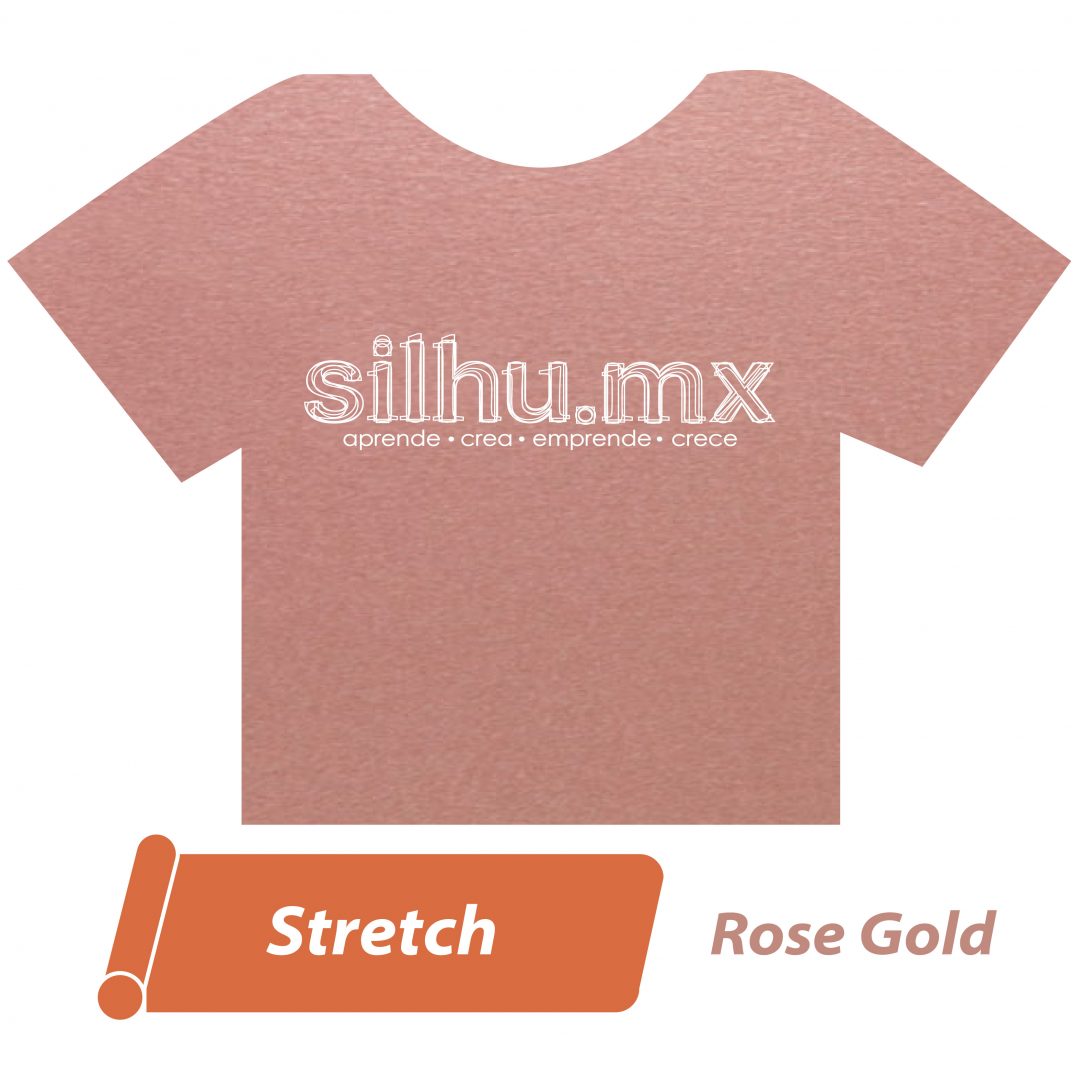 Vinil Textil Siser Stretch Rose Gold 20″ | Silhu.mx